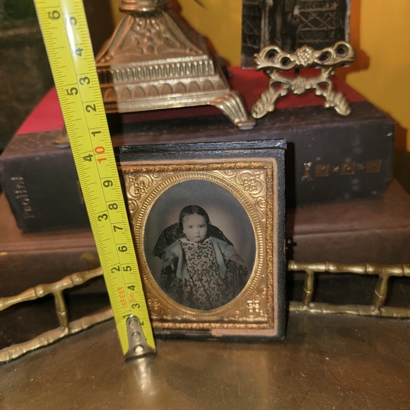 Vintage | Accents | Antique Cased Old Daguerreotype Ornate Frame Photo ...